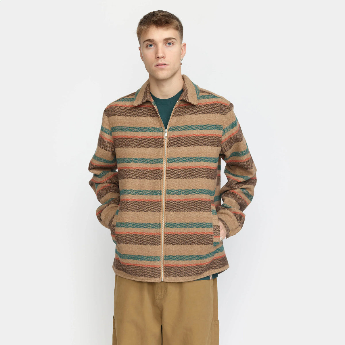 Revolution 3129 Zipped Overshirt – NYLA Fresh Thread