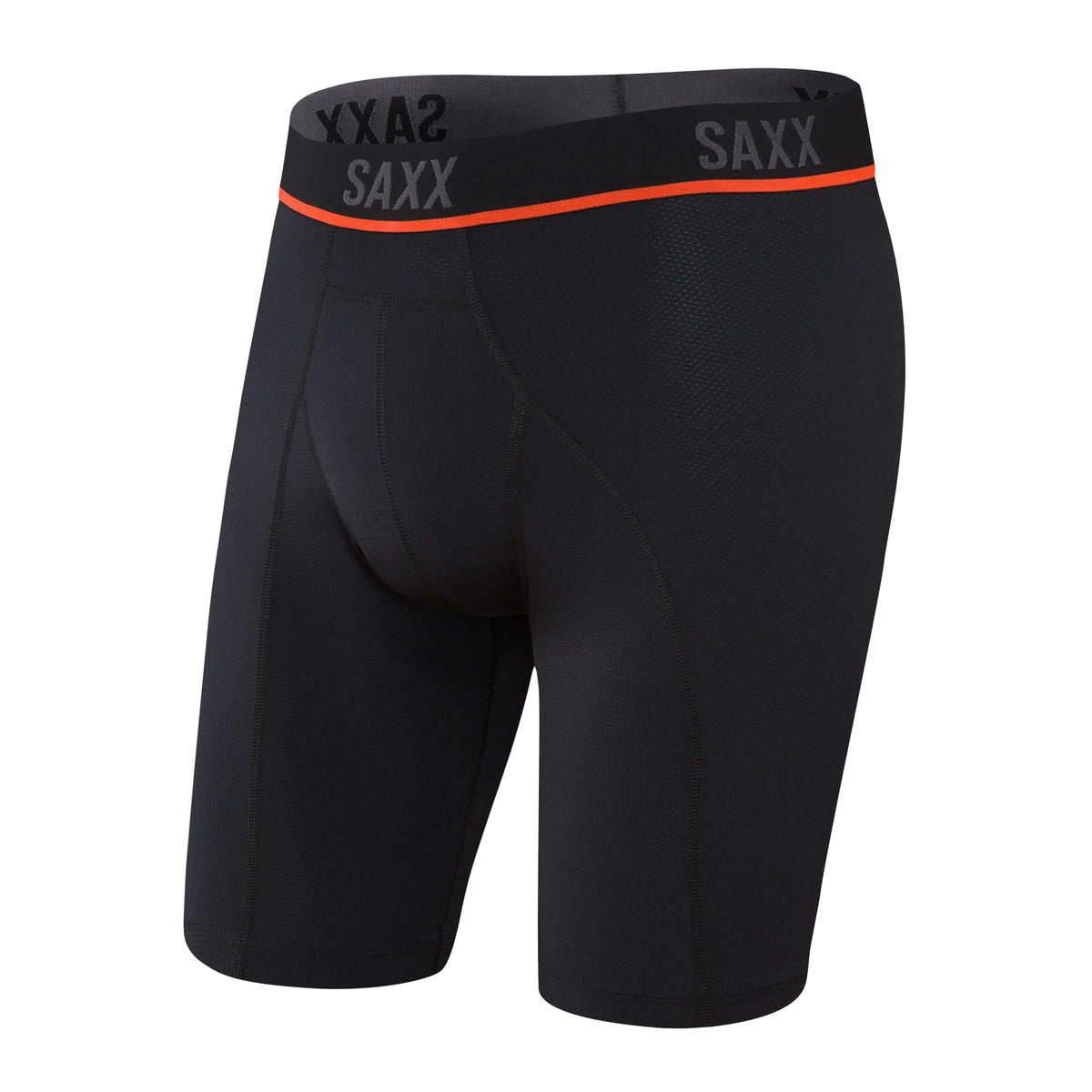 SAXX Kinetic Light Compression Mesh Long Leg - Black – NYLA Fresh Thread